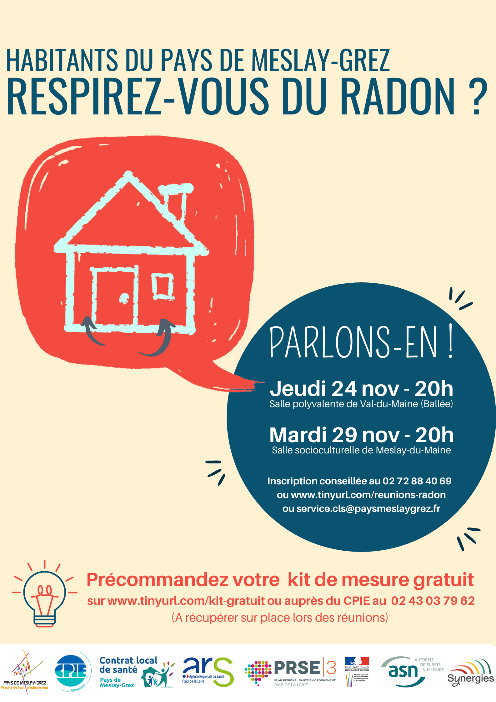 Campagne de mesure du radon à Laval - CPIE Mayenne - Bas-Maine